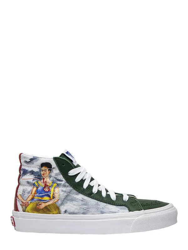 VANS Frida Kahlo X Og Sk8-hi Lx 'las Dos Fridas' High Top Sneakers - Green