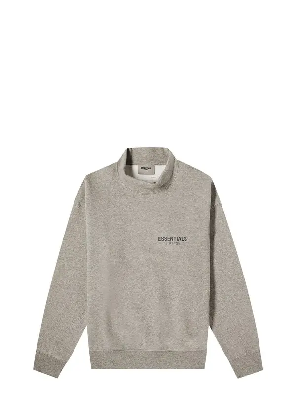 Fear Of God Pullover Mockneck 'heather Oatmeal - Tan