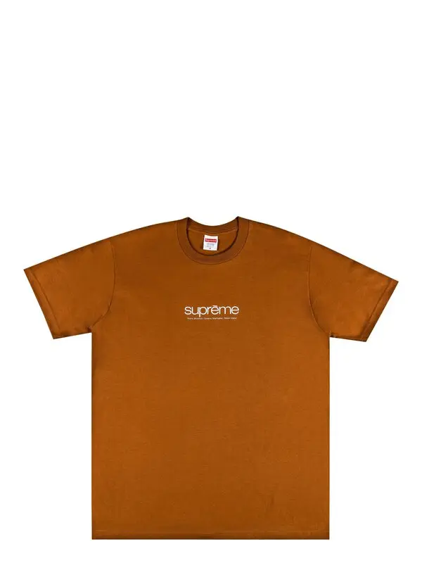 Supreme Five Boroughs Tee - Brown