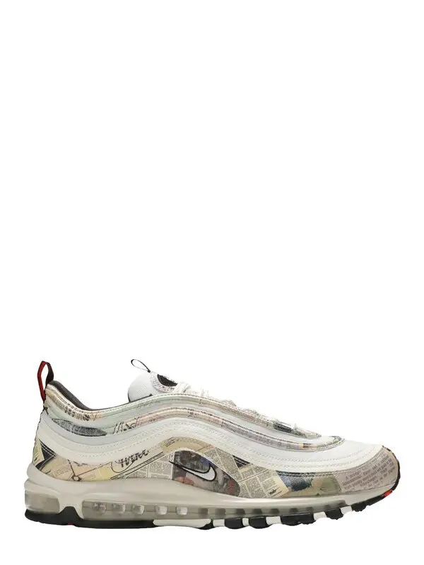 Nike Max 97 Newspaper Sneakers - Cream