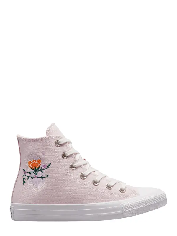 CONVERSE Chuck Taylor All Star High 'embroidered Crystals' Sneakers - Pink