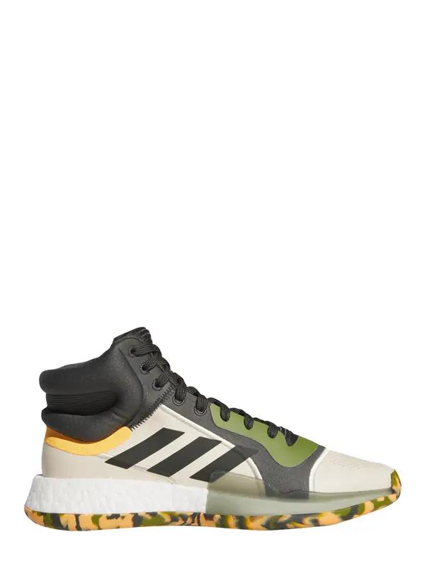 Adidas Marquee Boost Camo Sole Sneakers - Green