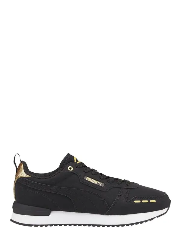 PUMA Wmns R78 Raw Metallics Sneakers - Black