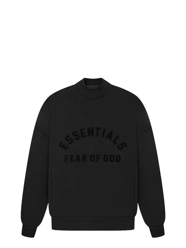 Fear Of God Crewneck 'jet - Black