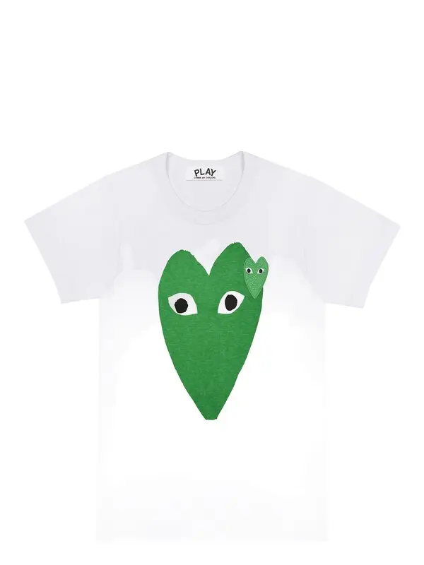 Play Comme Des Garcon T-shirt /green - White