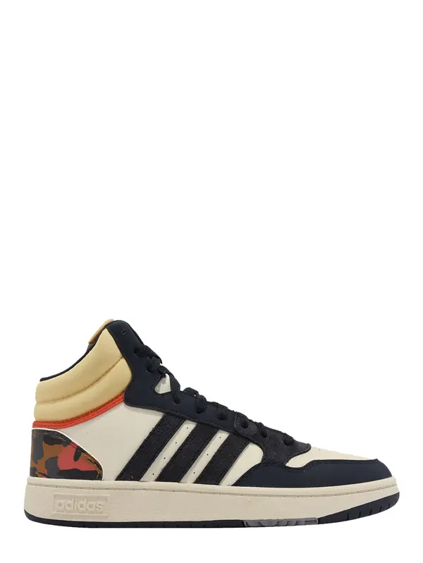 Adidas Hoops 3.0 Mid Top Sneakers - Cream
