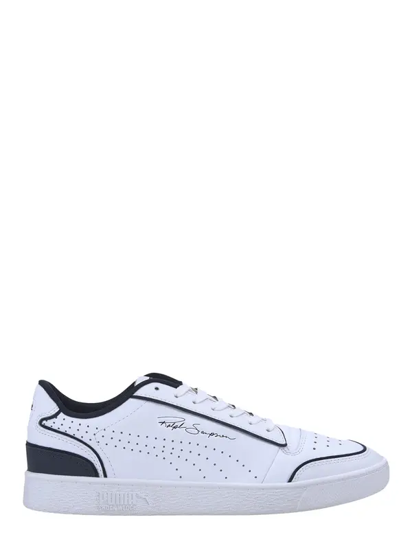 PUMA Ralph Sampson Low Perforated Outline Sneakers - White