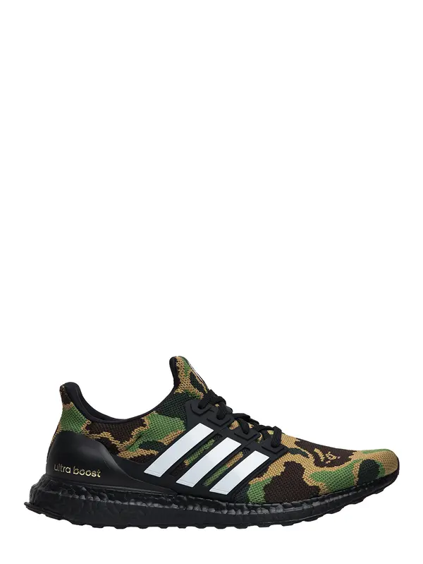 Adidas A Bathing Ape X Ultraboost 4.0 Camo Sneakers - Green