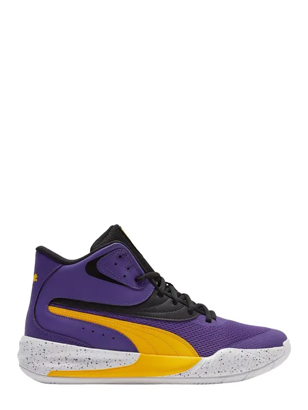PUMA Triple Mid Splatter Athletic Sneakers - Purple