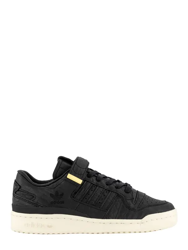Adidas Forum 84 Low 'croc Skin' Sneakers - Black