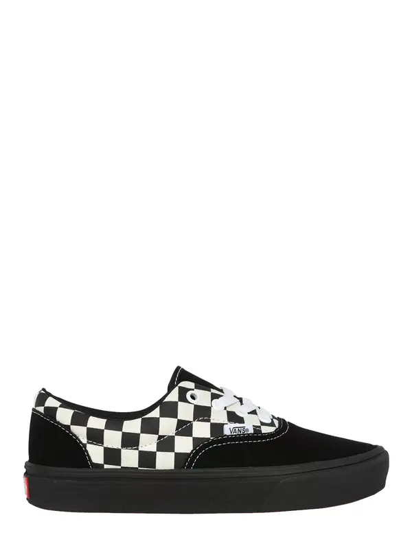 VANS Era Comfycush Mixed Media Checker Sneakers - Black