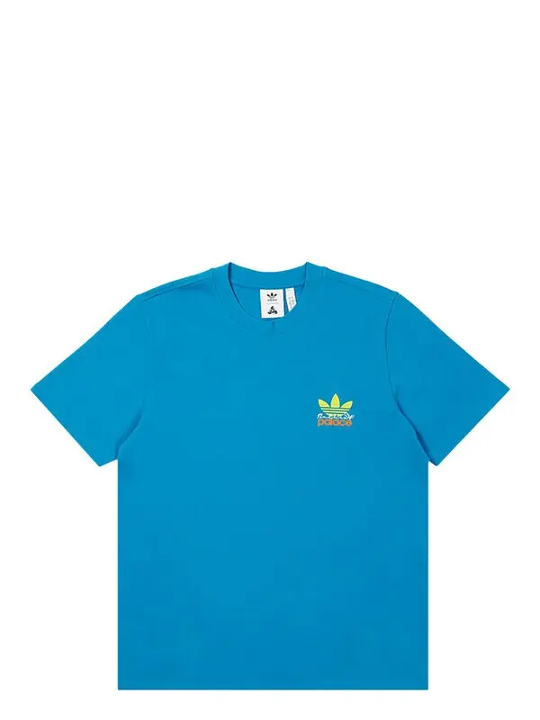 PALACE X Adidas Nature Tee 'mystery Petrol - Blue