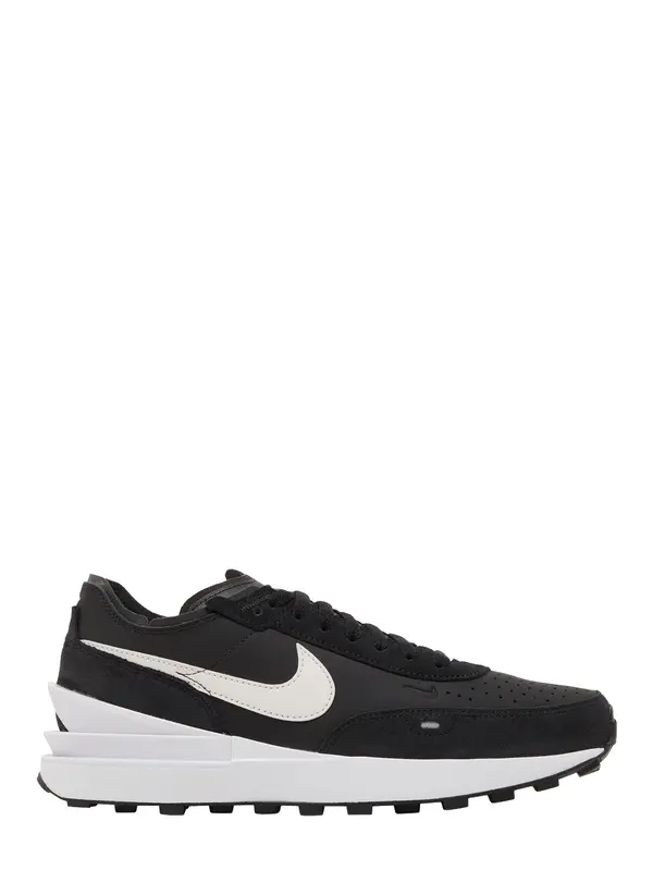 Nike Waffle One Leather Sneakers - Black