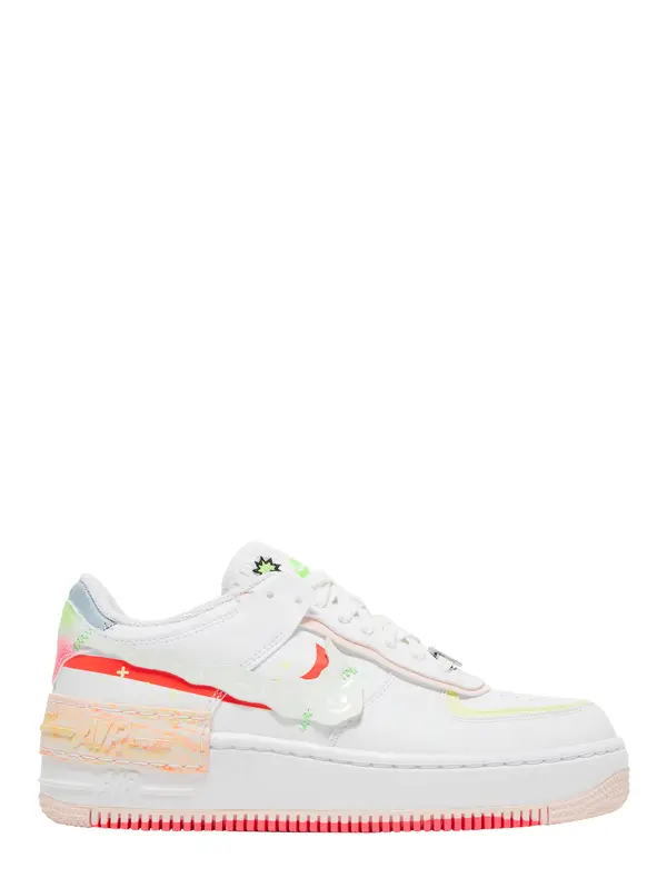 Nike Force 1 Shadow 'ghost Swoosh' Sneakers - White