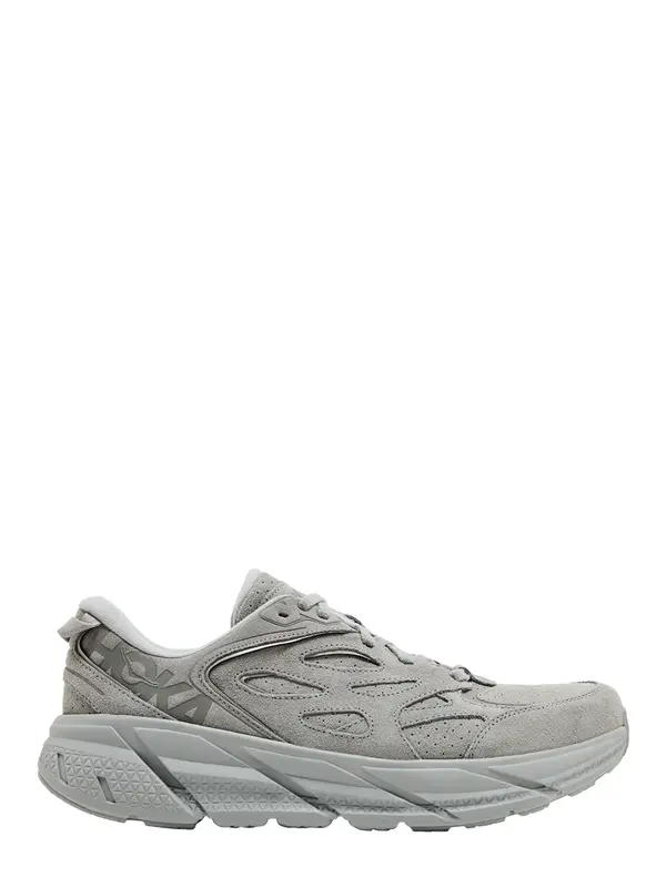 Hoka Clifton L Suede Sneakers - Grey