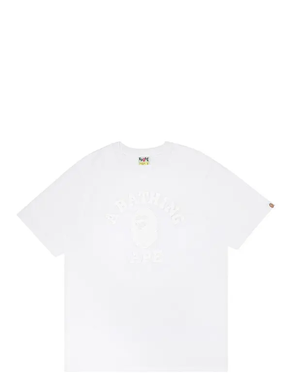 A BATHING APE Exclusive College Tee - White