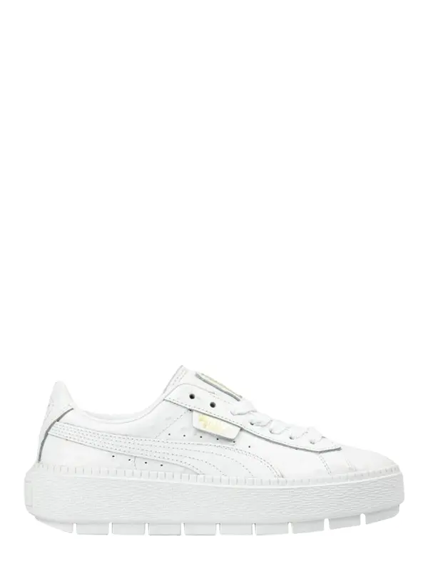 PUMA Platform Trace Ostrich Sneakers - White