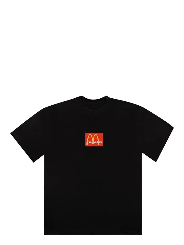CACTUS JACK BY TRAVIS SCOTT X Mcdonalds Sesame T-shirt Ii - Black