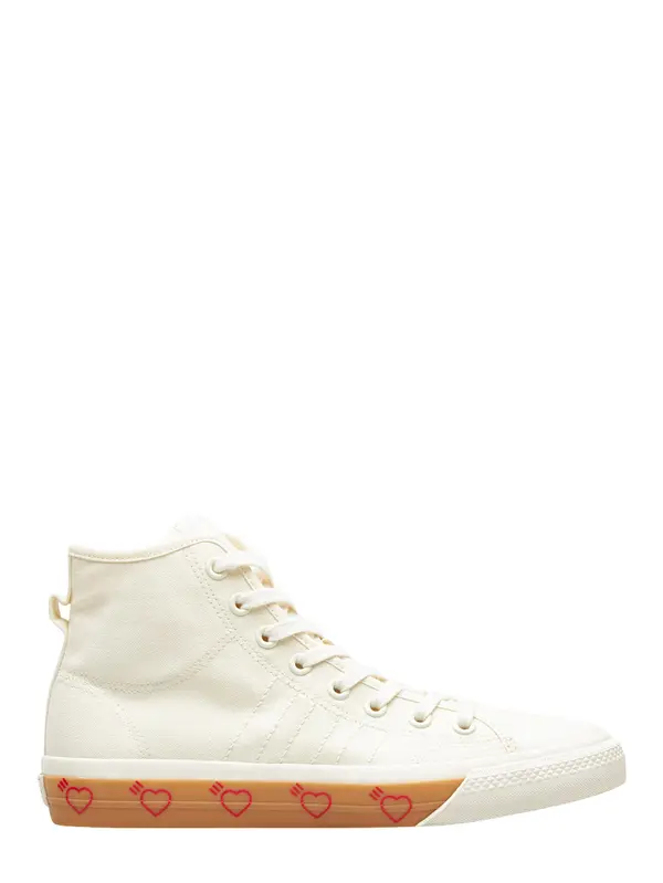 Adidas Human Made X Nizza High Sneakers - Cream