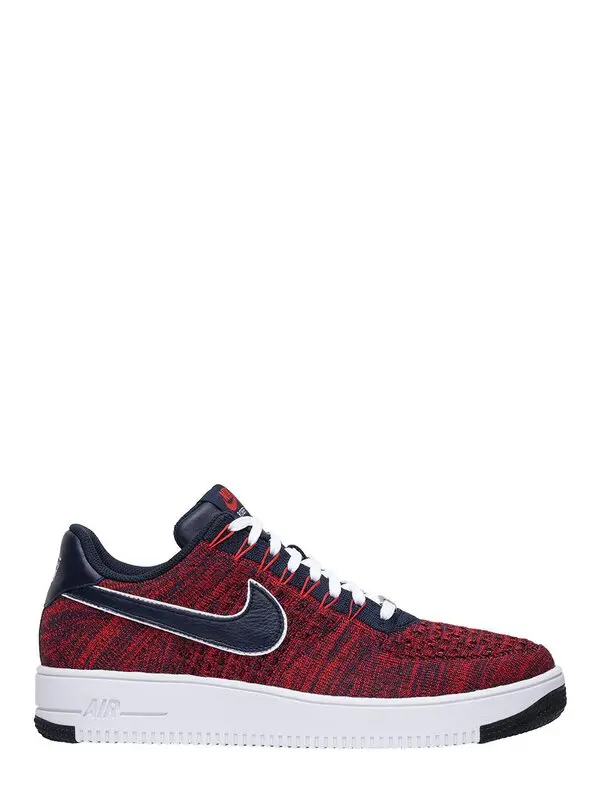 Nike Robert Kraft X Air Force 1 Ultra Flyknit Low 'new England Patriots 25th Anniversary' Sneakers - Red