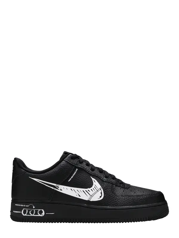 Nike Force 1 Low 'sketch' Sneakers - Black