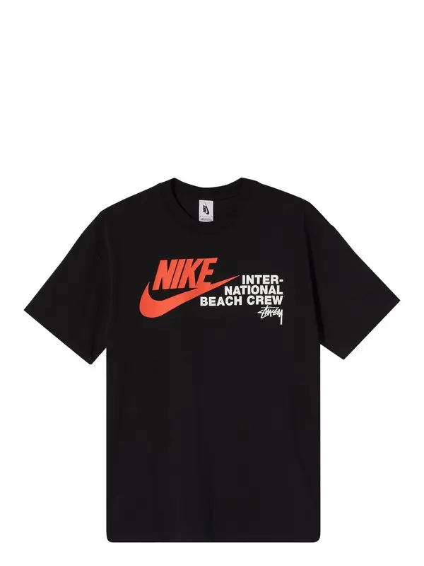 Nike X Stussy International Beach Crew Tee - Black