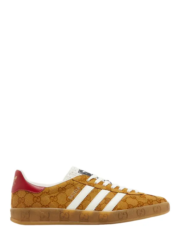 Gucci Adidas X Gazelle Gg Monogram Sneakers - Brown