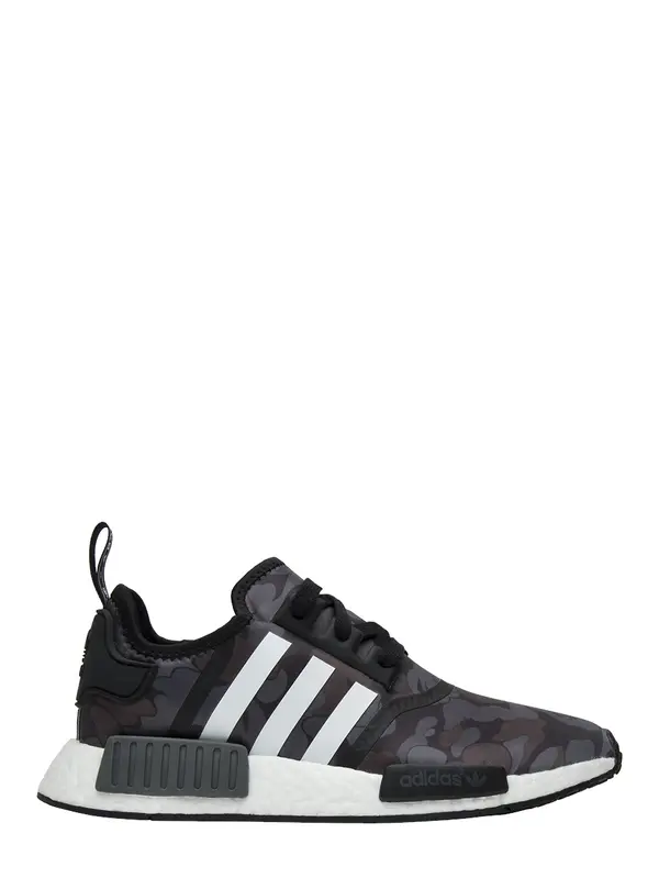 Adidas A Bathing Ape X Nmd_r1 Sneakers - Black