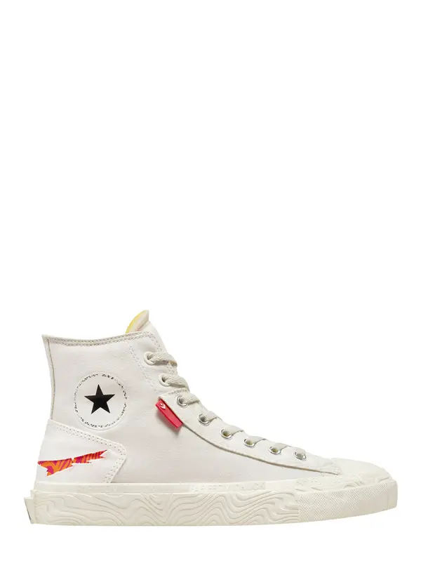 CONVERSE Chuck Taylor All Star High 'tear Away' Sneaker - Cream