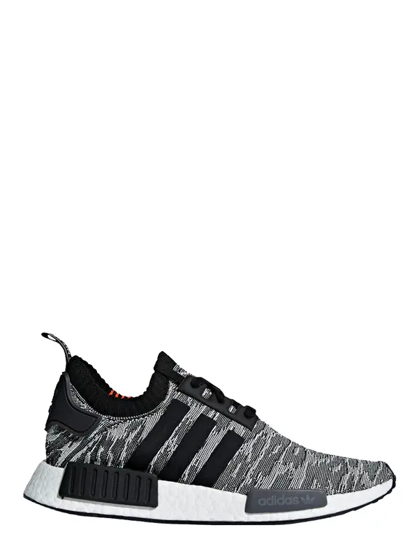 Adidas Nmd_r1 Primeknit Glitch Sneakers - Black