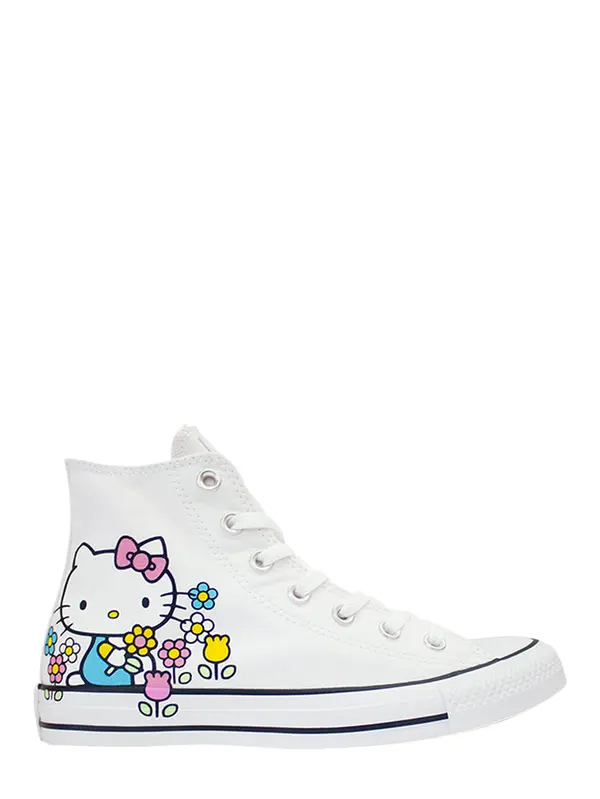 CONVERSE Chuck Taylor All Star High 'flowers - White