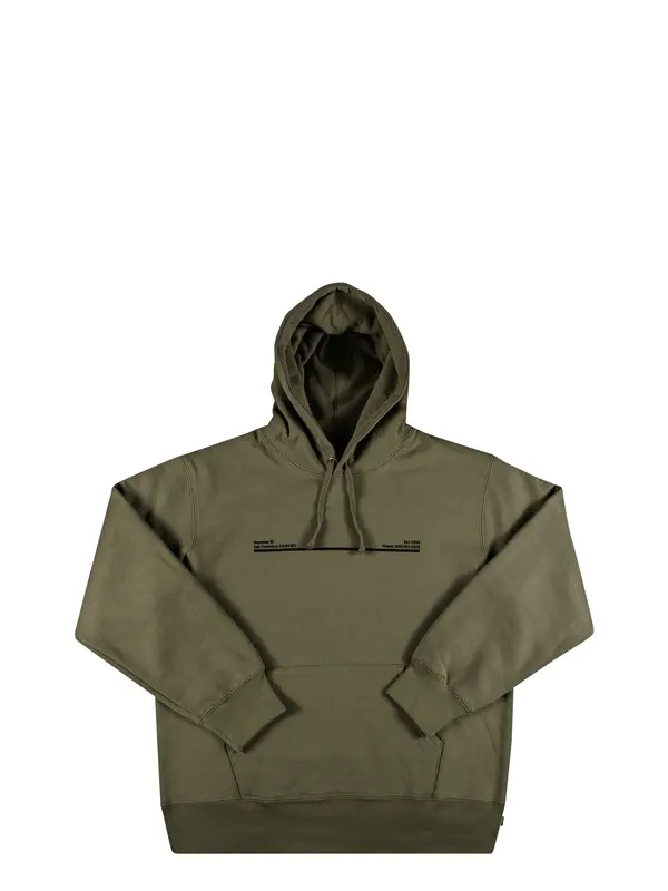 Supreme Shop Hooded Sweatshirt San Francisco - Green