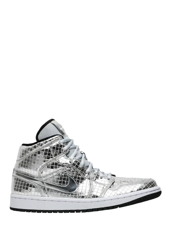 JORDAN 1 Mid Se Sneakers - Silver