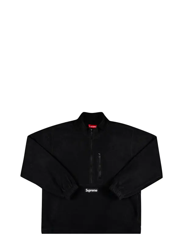 Supreme X Polartec Half Zip Pullover - Black
