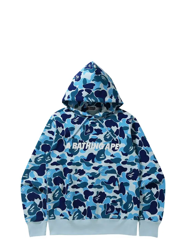 A BATHING APE Abc Camo Pullover Hoodie - Blue
