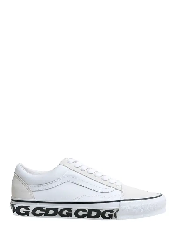 VANS Comme Des Garçons X Og Old Skool Lx 'sidewall' Sneakers - White