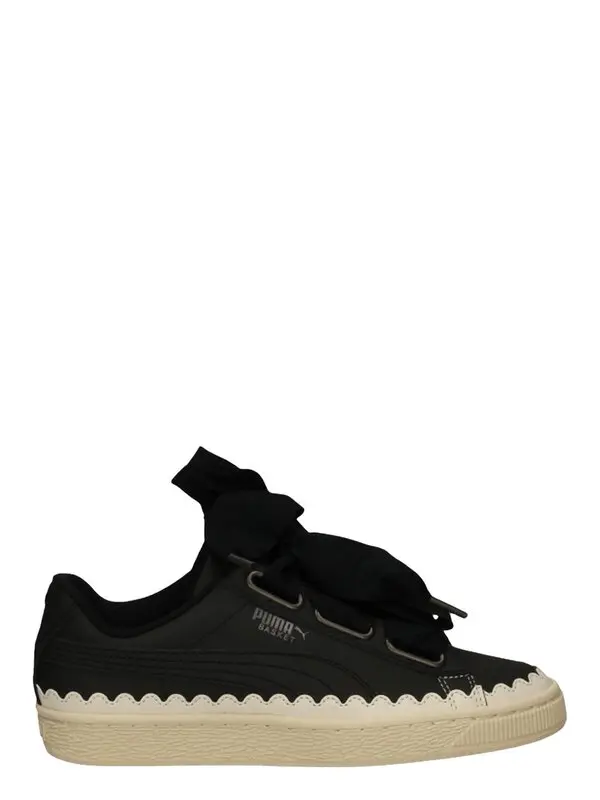 PUMA Basket Heart Scallop Sneakers - Black