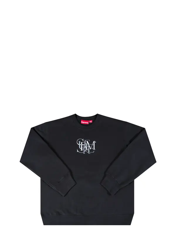 Supreme Overlap Crewneck - Black
