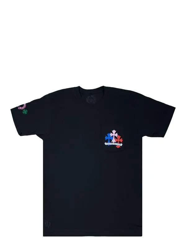Chrome Hearts Cross Cemetery Tee /multicolor - Black
