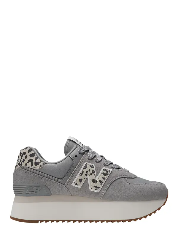 NEW BALANCE 574+ Lace Up Sneakers - Grey