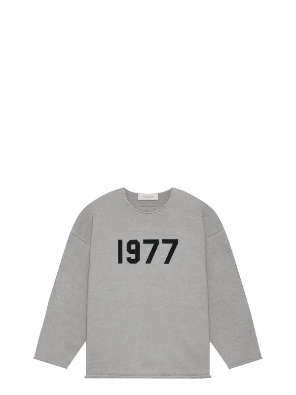 Fear Of God Raw Edge Sweater - Grey
