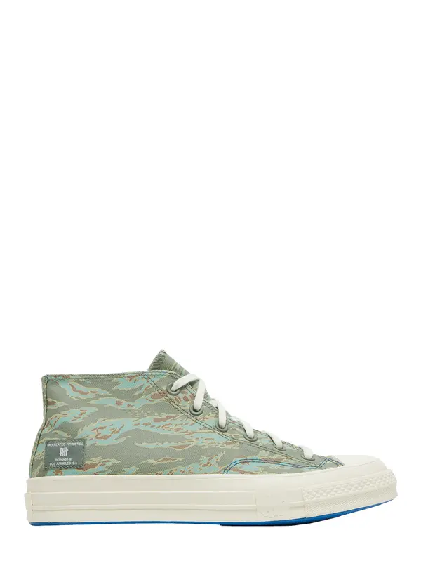 CONVERSE Undefeated X Half Chuck 70 Mid 'tiger Camo Print' Sneaker - Green