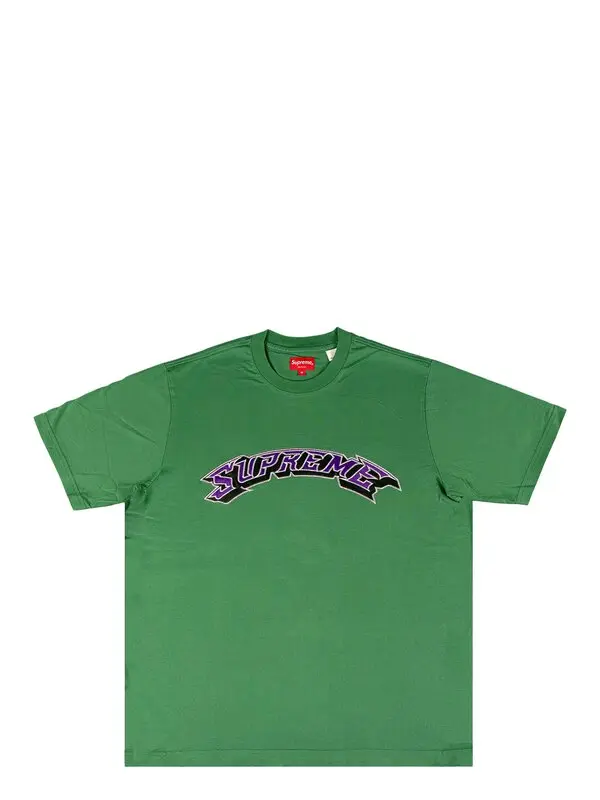 Supreme Appliqué Arc Short-sleeve Top - Green