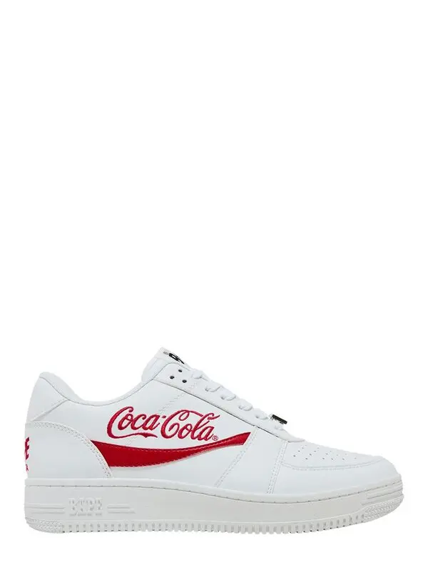 BAPE Coca-cola X Bapesta Low Sneakers - White