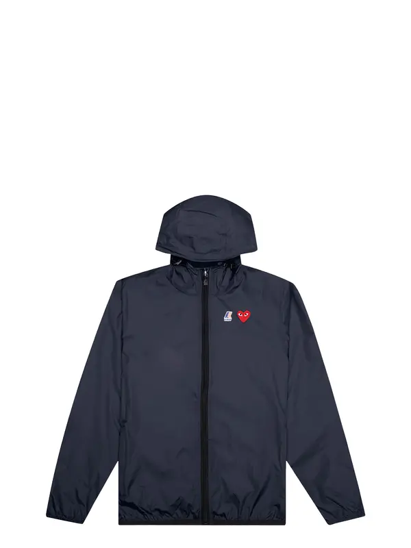 Play Comme Des Garcon X K Way Full Zip Jacket - Blue