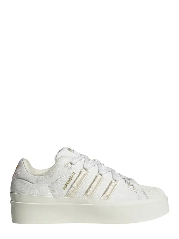 Adidas Superstar Bonega Embroidered Floral - White