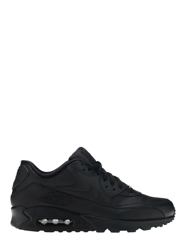 Nike Air Max 90 Leather Sneakers - Black