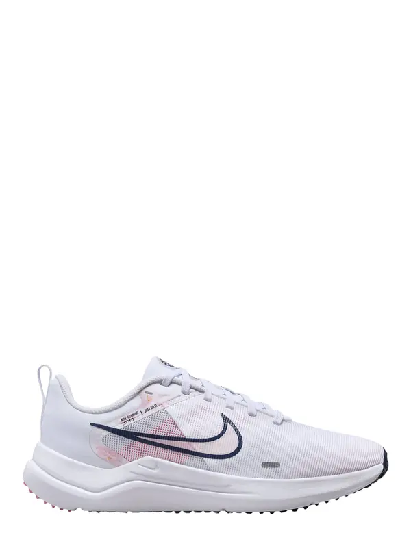 Nike Downshifter Premium Floral Watercolor Sneakers - White