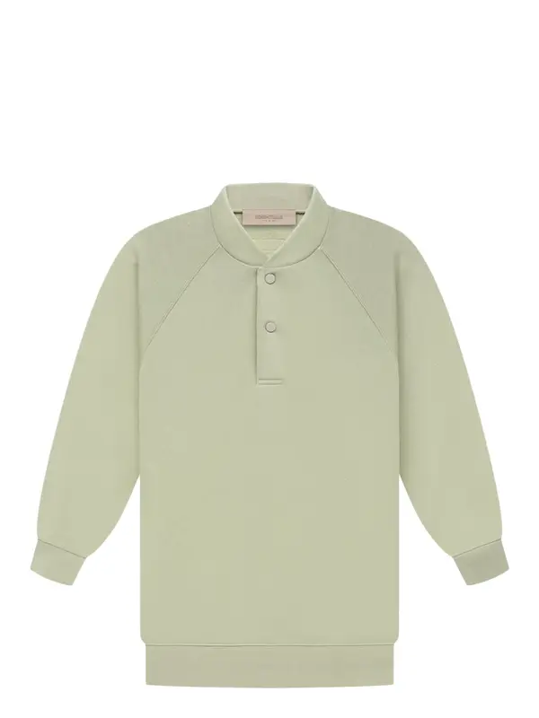 Fear Of God 3/4 Sleeve Henley - Green