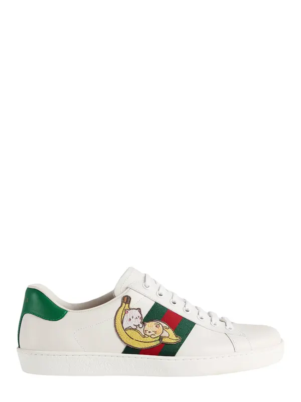 Gucci Ace 'bananya' Sneakers - White